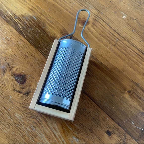 Kitchen | Olive Wood Lemon Zester Cheese Box Grater Italy | Poshmark